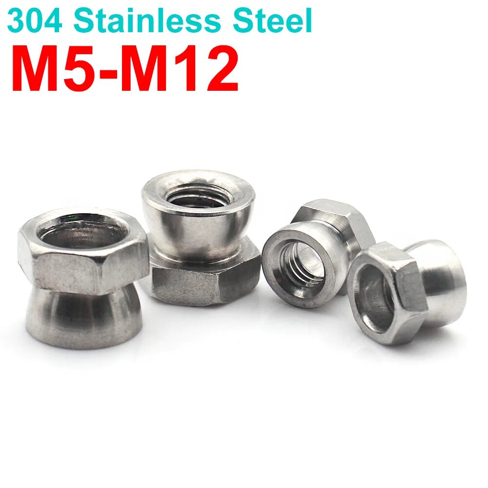 Противоугонные гайки Zimir М5-М12 нержавеющая сталь 304 M5 x12pcs