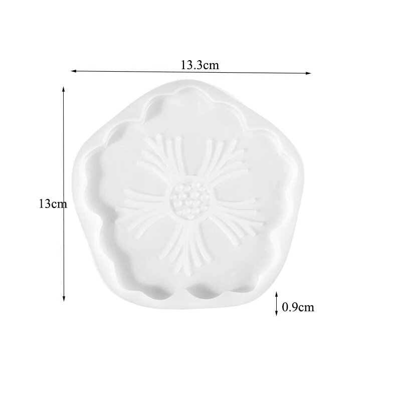Силиконовая форма для подставок Coaster mold 05