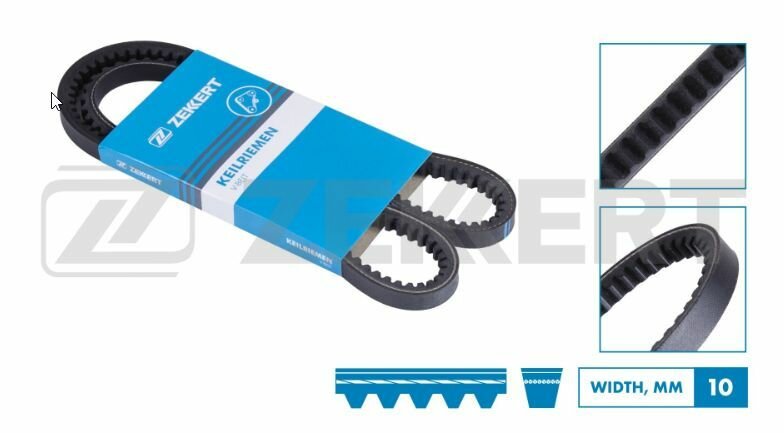 Ремень клиновой Zekkert. Ford Transit II Man L2000 Volvo 740 940.