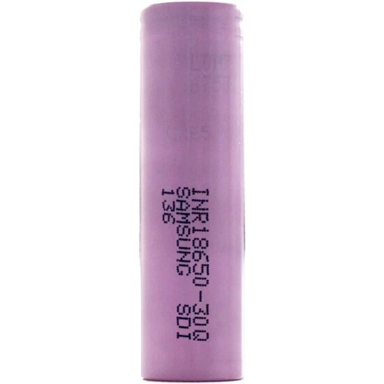 Аккумулятор Samsung 18650 Li-lon 3000mAh 3.7V 15А, INR18650-30Q