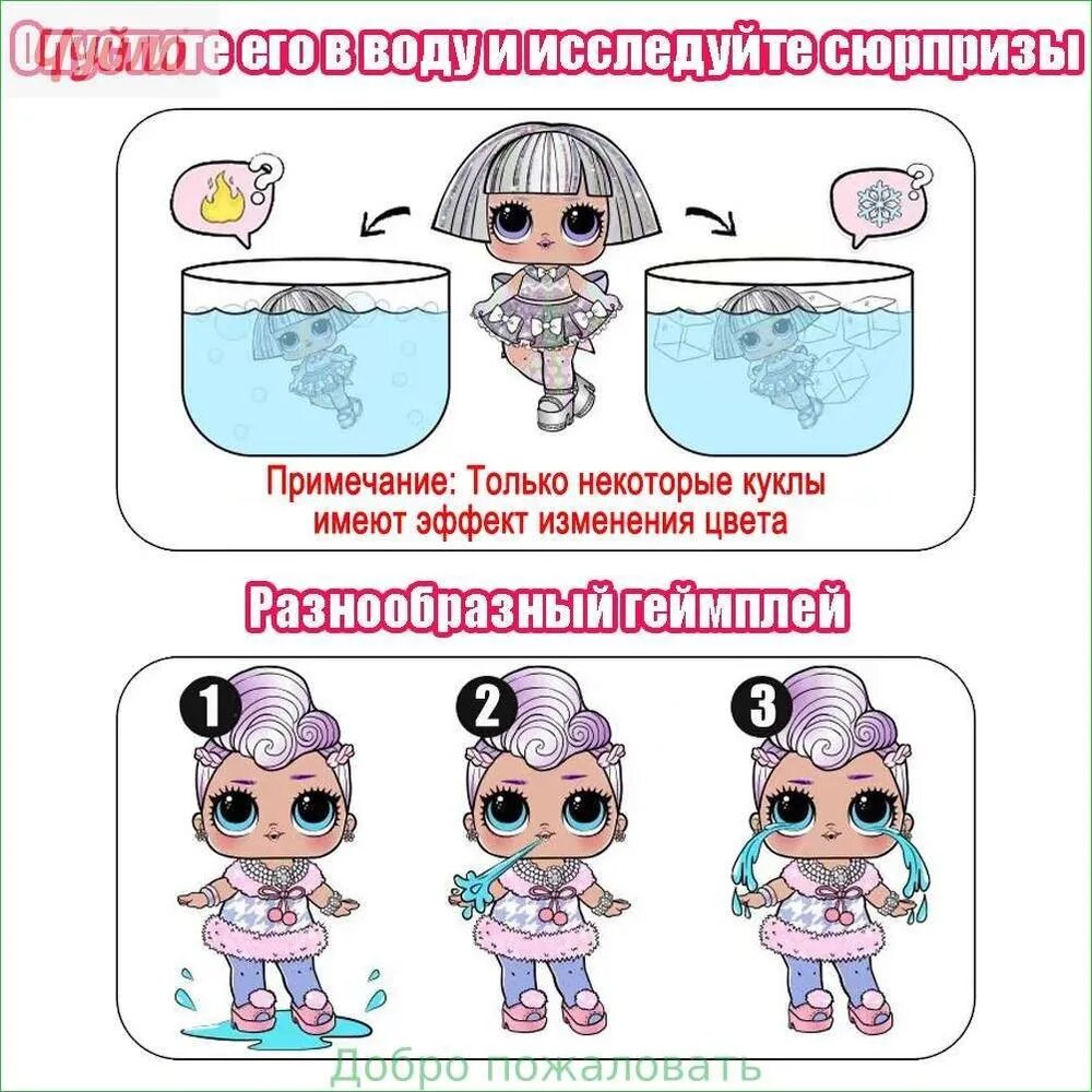 Куклы LOL для девочек DIY Набор игрушек, коллекционные куклы с аксессуарами, подарок на день рождения — фото 1