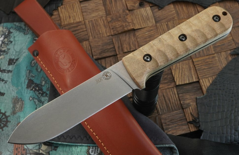 Культовый нож Кизляр Кефарт, сталь AUS-8, рукоять дерево