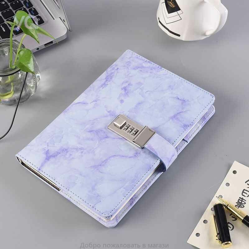 Блокнот с кодовым замком А5