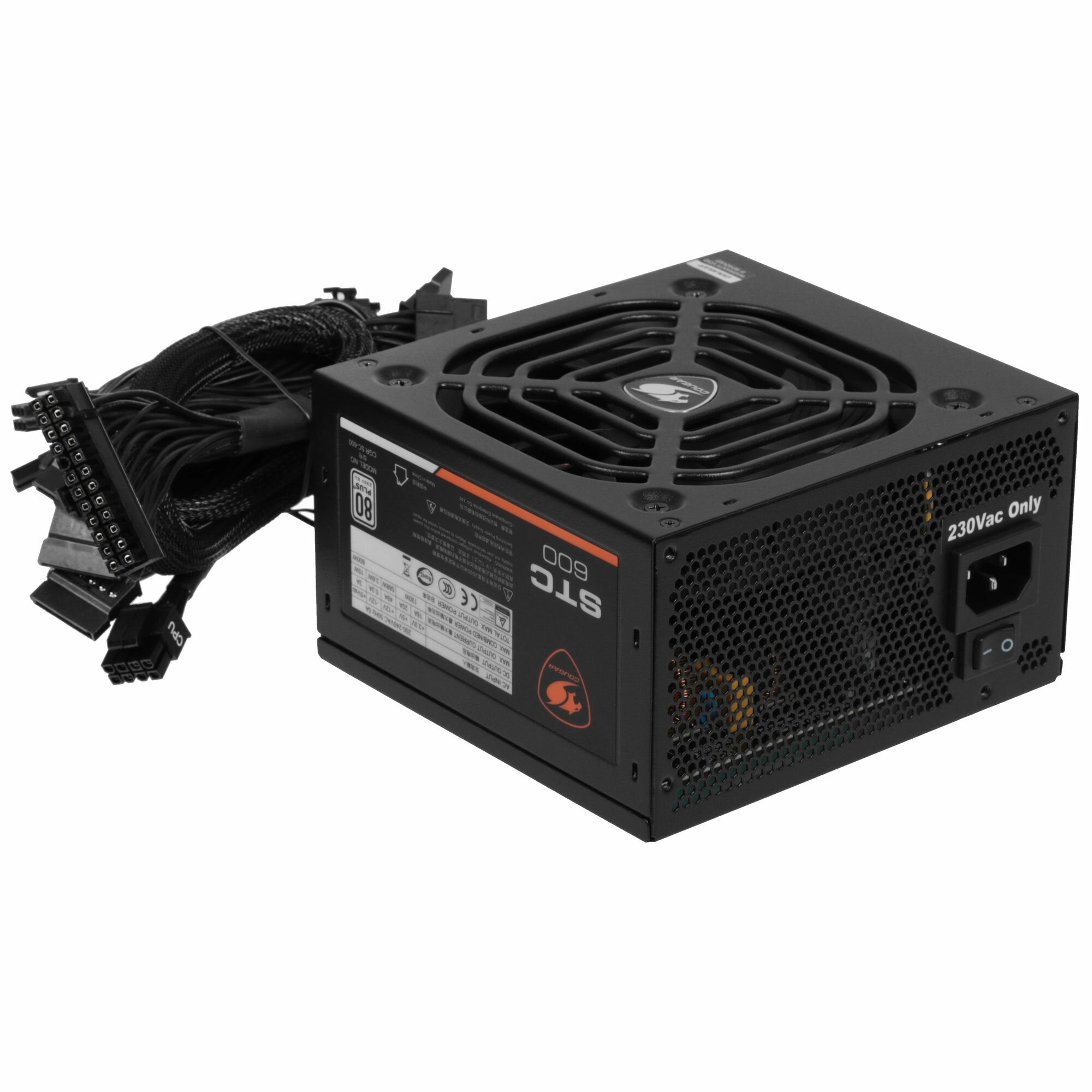 Блок питания Cougar STC 600 CGR SC-600 черный