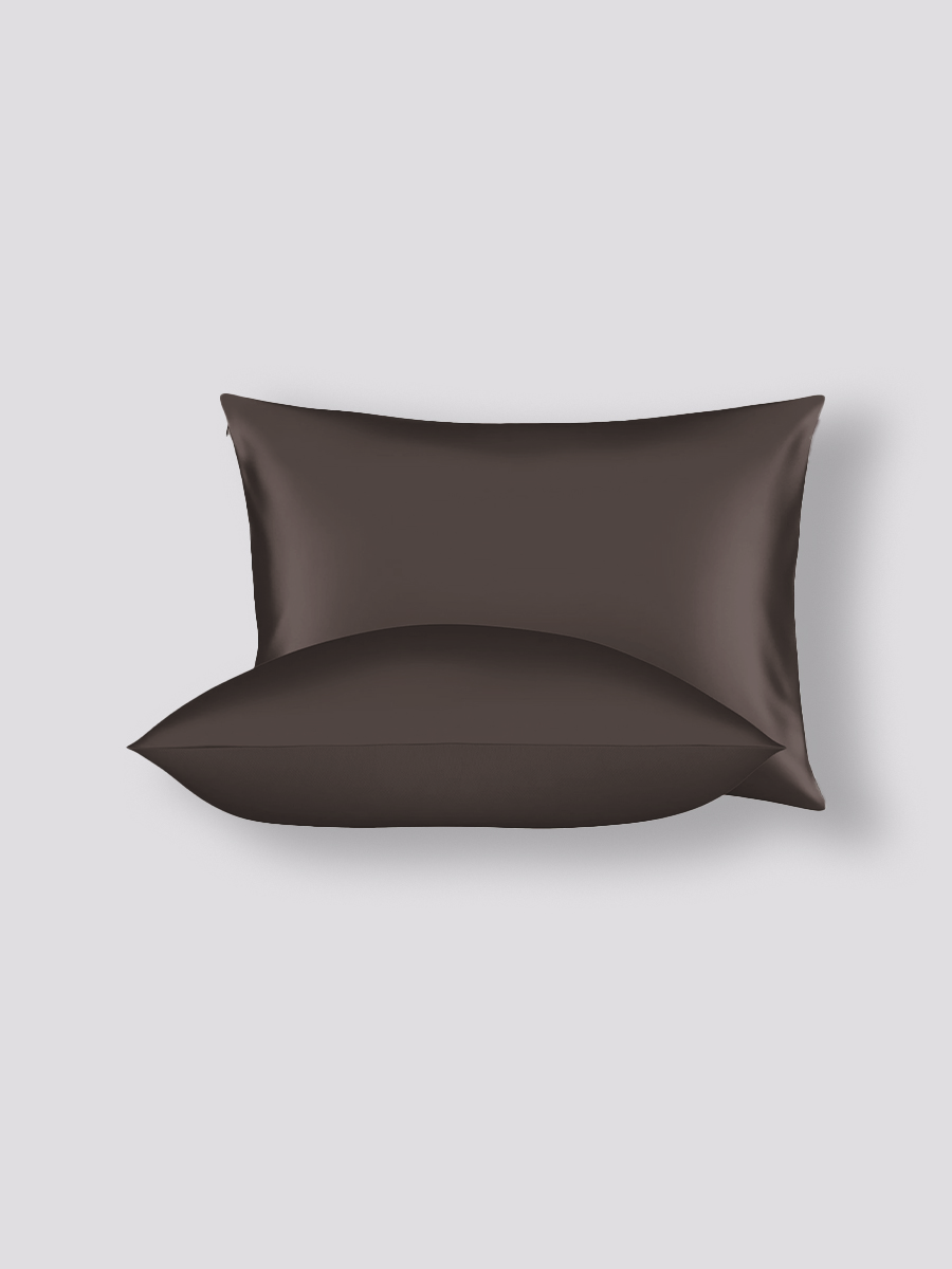 Наволочка шелковая Assoro 50х70 антрацит