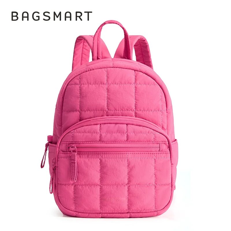 BAGSMART розовый мини рюкзак для девушек