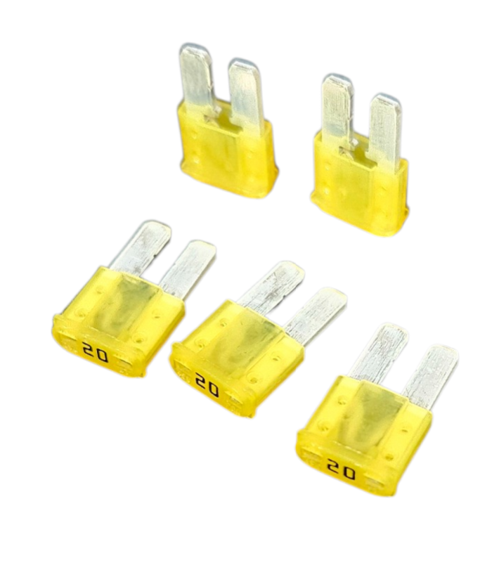 Предохранители TESLA FRO2.020.010, 20A, плоские, стандартные (5шт)