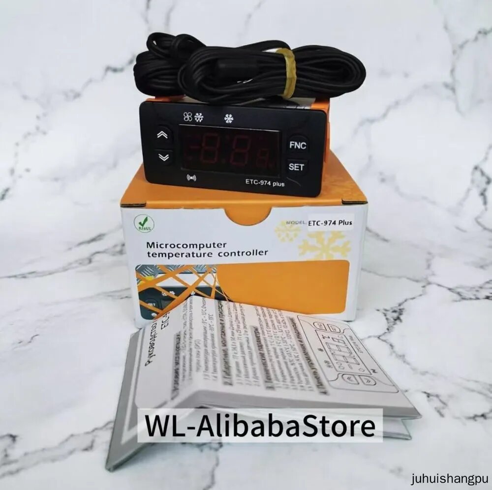 ETC-974 Plus Тот же BC-ITC-321 (с 2 датчиками) / Микропроцессор для торгового холодильного оборудования