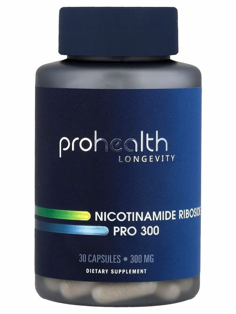 Никотинамид рибозид про 300, 30 капсул, ProHealth Longevity