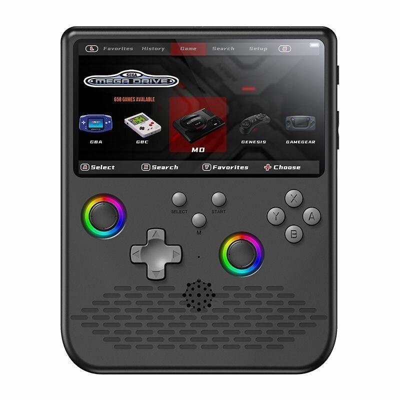 Портативная игровая консоль H5, мини-портативная игровая приставка для видеоигр, 5-дюймовый IPS-экран, аккумулятор емкостью 4000 мАч, основной эмулятор емкостью 34 , встроенная TF-карта емкостью 64G.