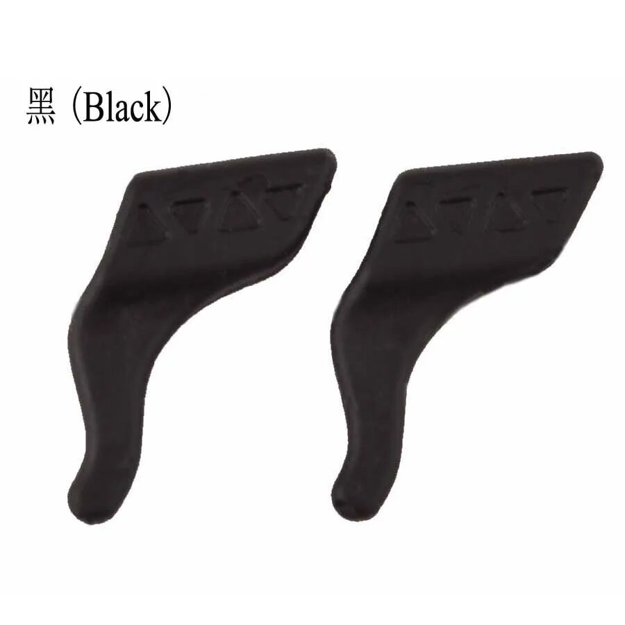 Черные силиконовые ушные крючки для очков (Black)