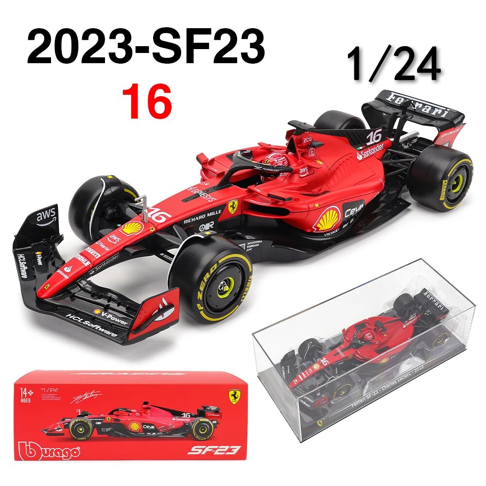 Ferrari SF23 2023 1/24 Красный Bburago 16