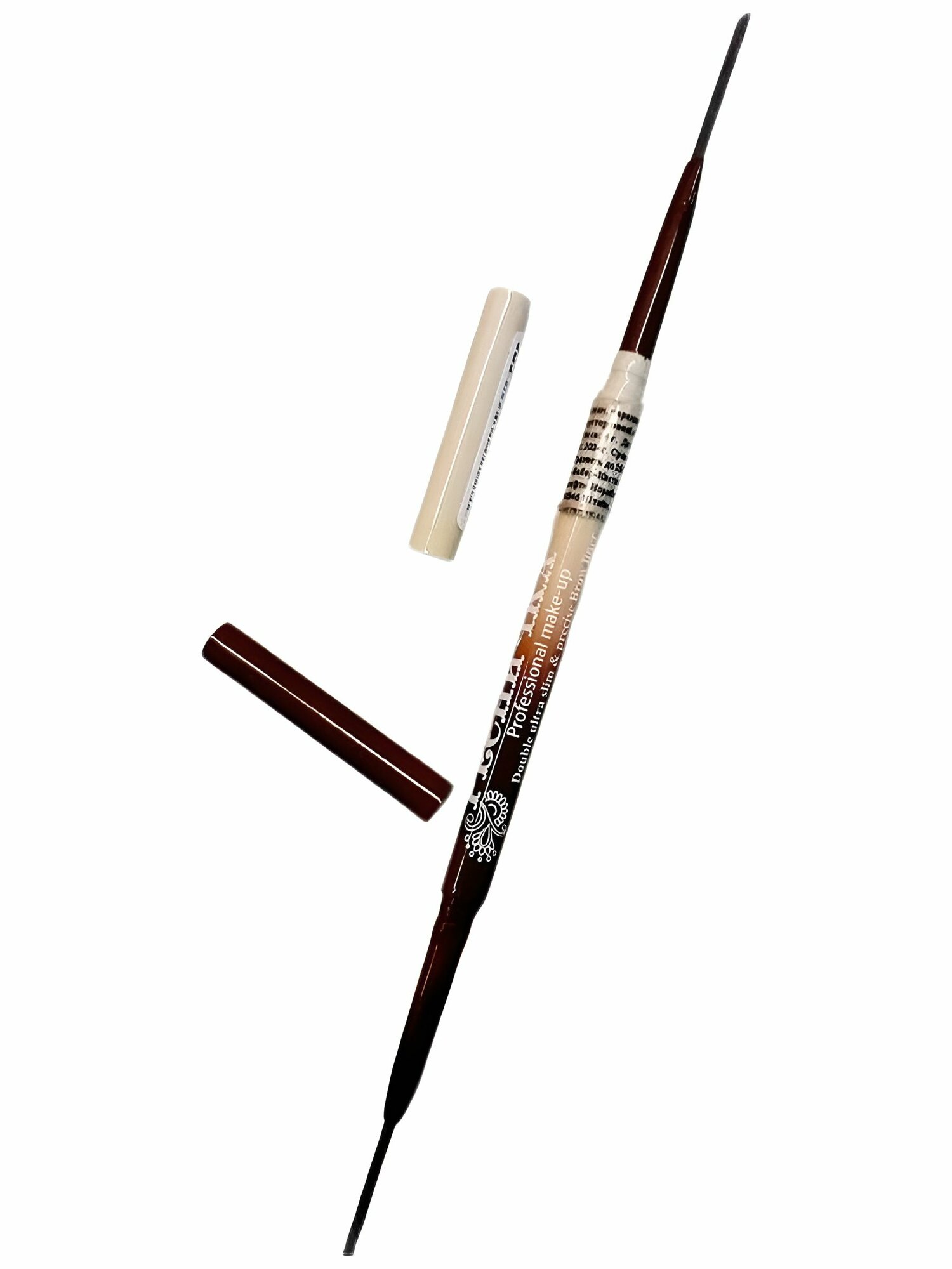 Автоматический двусторонний карандаш для бровей тон 235 Brown / Коричневый Ресничка производства Германия