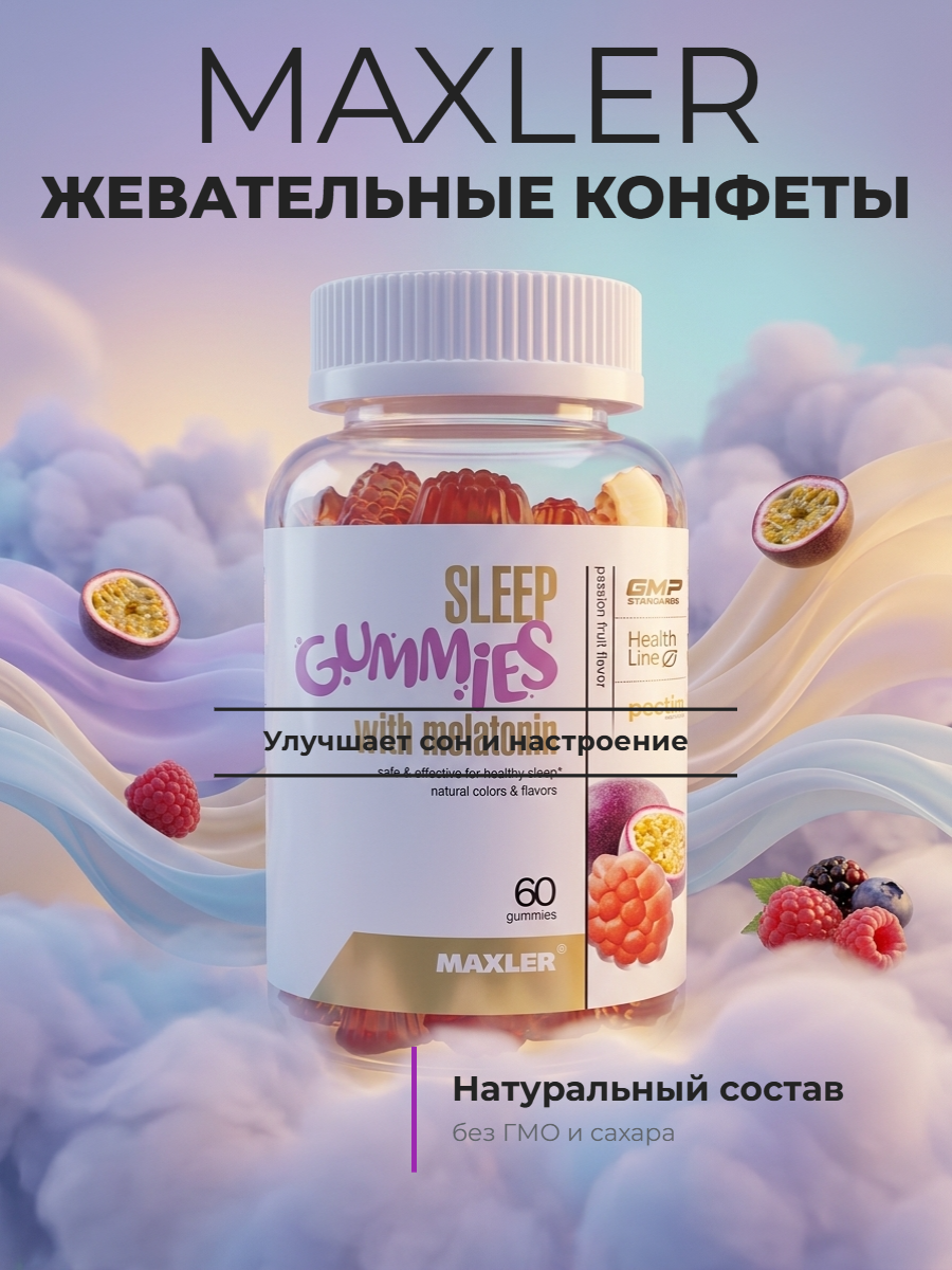 Maxler Sееp Gummies 60 мармеладок