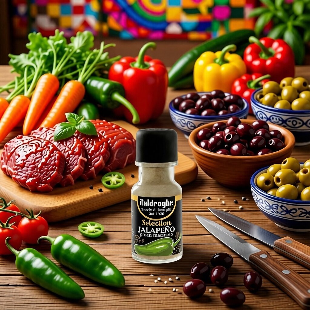 Молотый перец Italdroghe "Халапеньо", стеклянная банка, 35 г, Италия