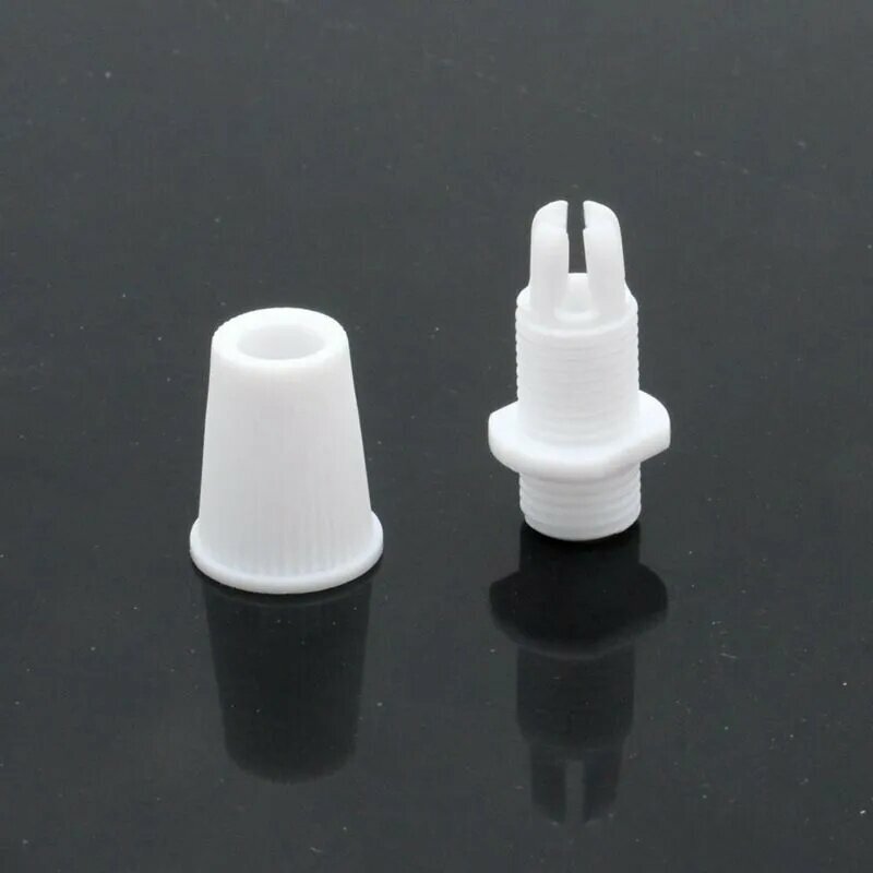 007 ,20 шт/партия, Цанговый зажим для провода светильника, кабельный зажим пластиковый, резьба наружная М10х1