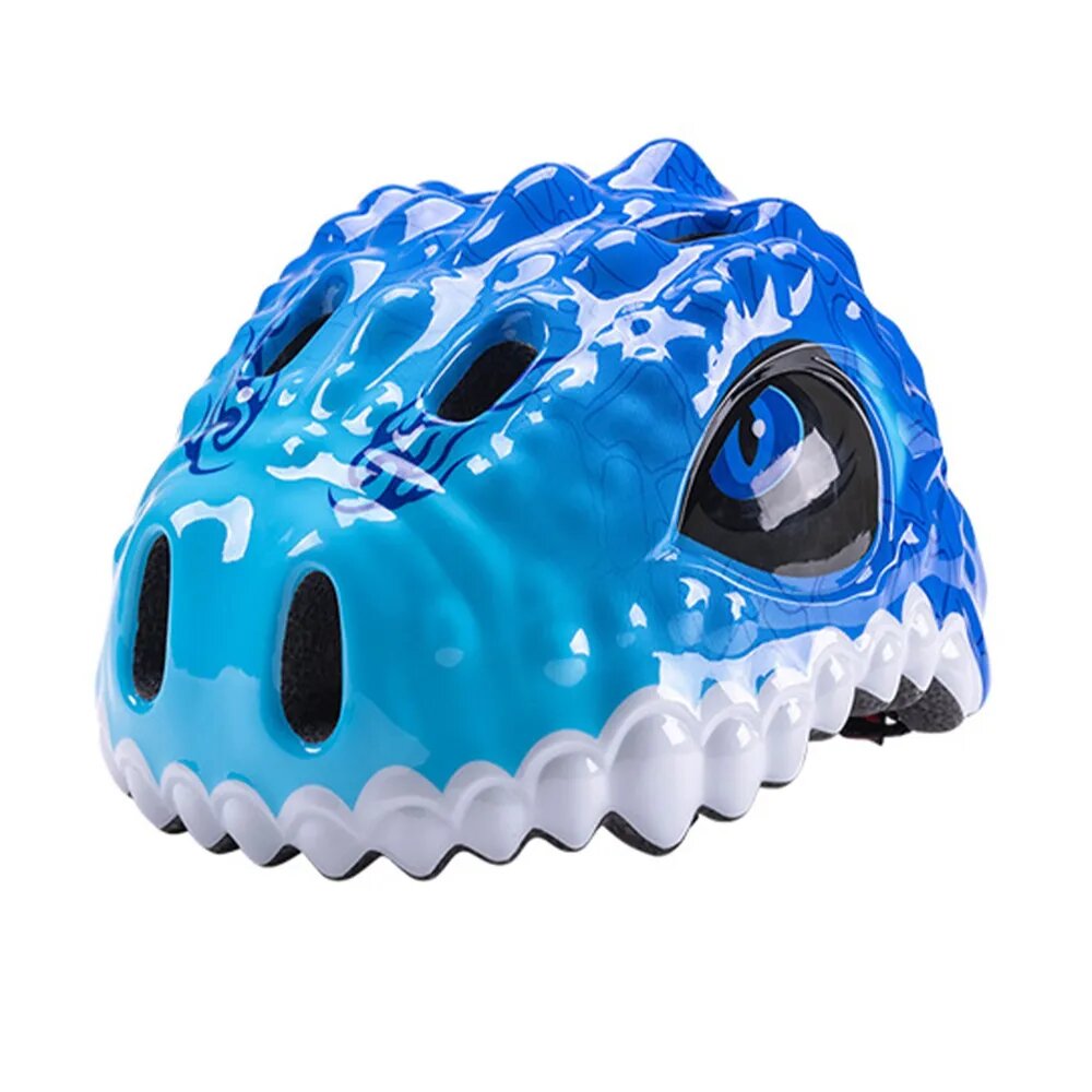 Kiboule Шлем защитный детский регулируемый динозавр синий для мальчиков