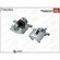 MASTERKIT 77AK2363 Суппорт тормозной передний левый Toyota COROLLA (_E12_) 2001-...