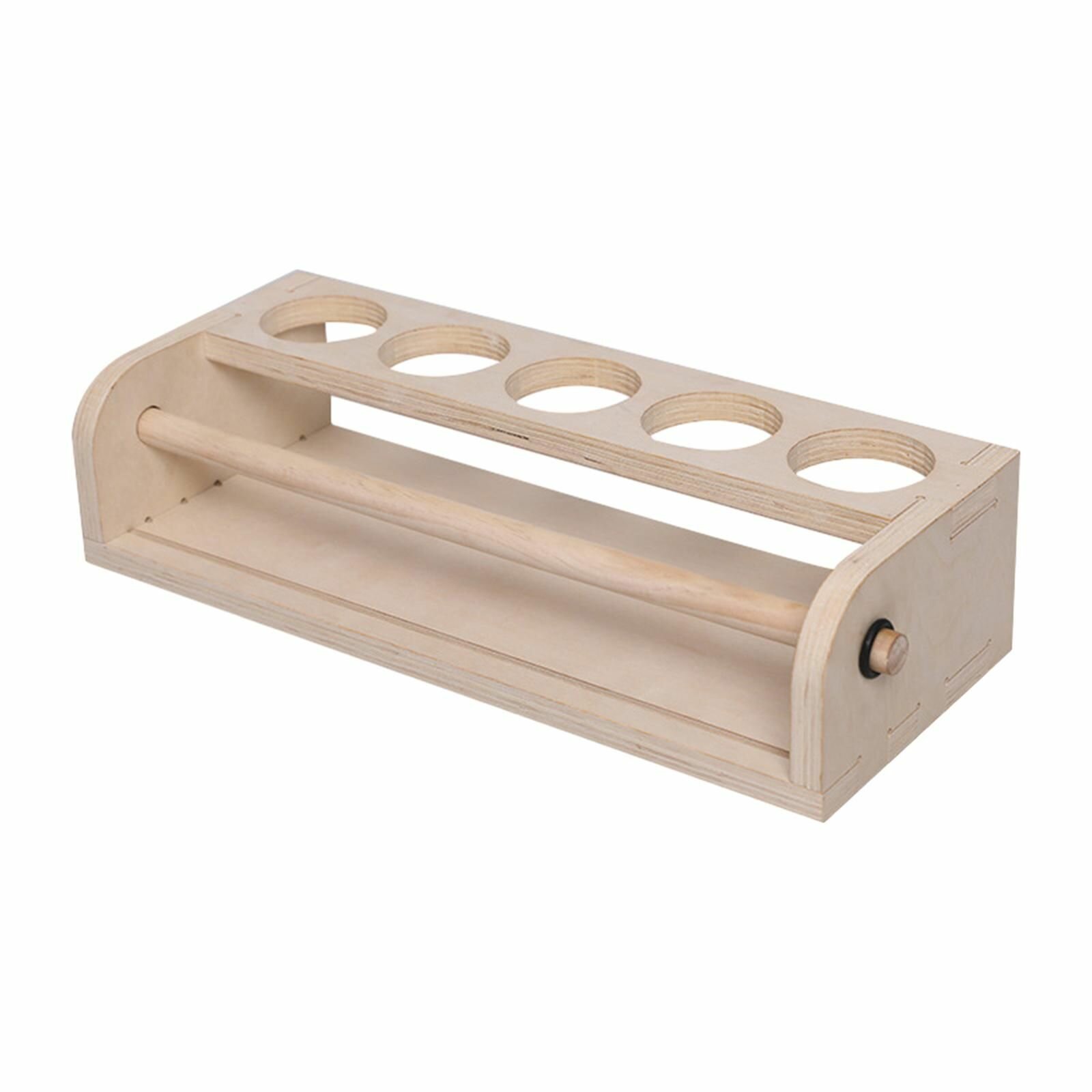 Настольный держатель для рулона бумаги, деревянный диспенсер для художественной бумаги, удобный для рисования и творчества детей