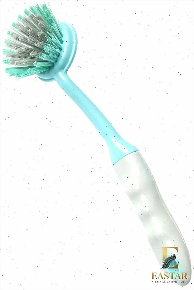 Щетка для посуды круглая со скребком / щетка хозяйственная