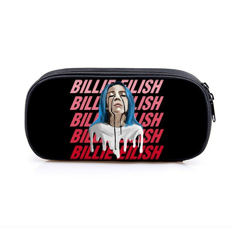 Billie eilish lyric artwork pen holder with waterproof nylon for art lovers style t