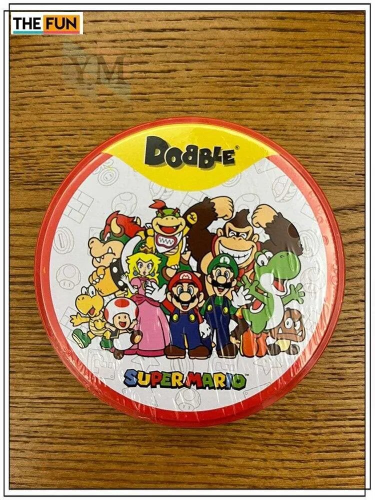 Настольная игра Доббль/ Дубль Spot it! Super Mario- отличное развлечение для всей семьи и забавный подарок на !