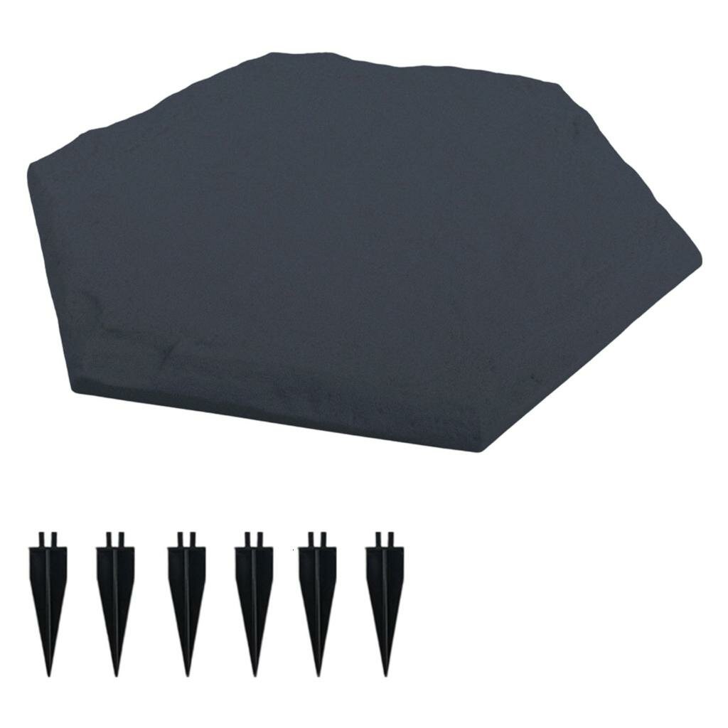 Садовые плитки из смолы, Синий - Шестиугольник