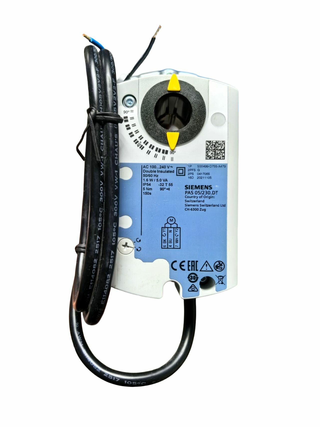 Электропривод Siemens PAS 05/230. DT, 5Nm