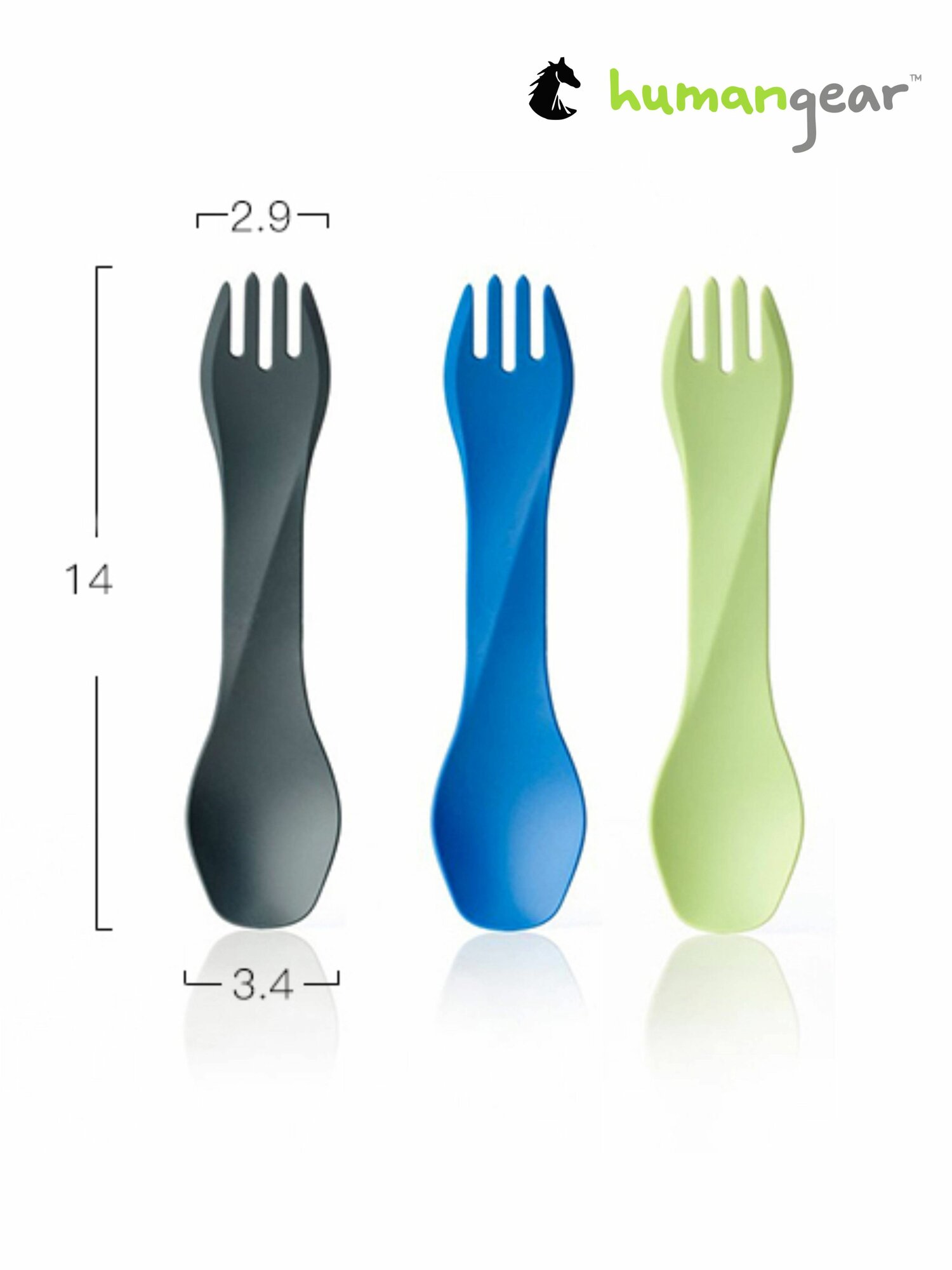 Humangear ЛоВилка GoBites Uno 3шт