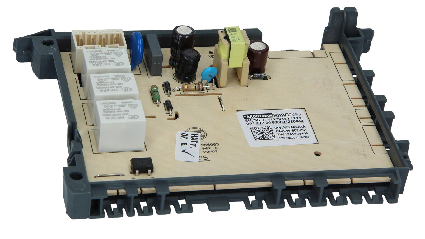 Модуль для посудомоечной машины BEKO (беко) 1741190400 ( информация на плате: V1R7, G12-B04, информация на корпусе: 1510150045, 1510158850, 7628210277). Товар уцененный