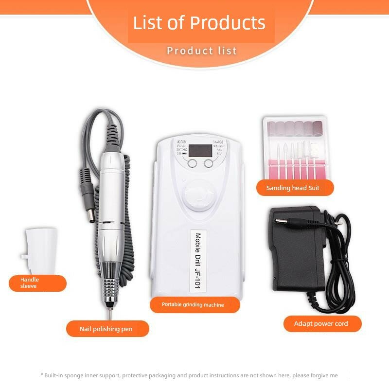 Электрическая машинка для маникюра 110 В (стандарт США), для снятия гель-лака, полировки ногтей, удаления кутикулы,