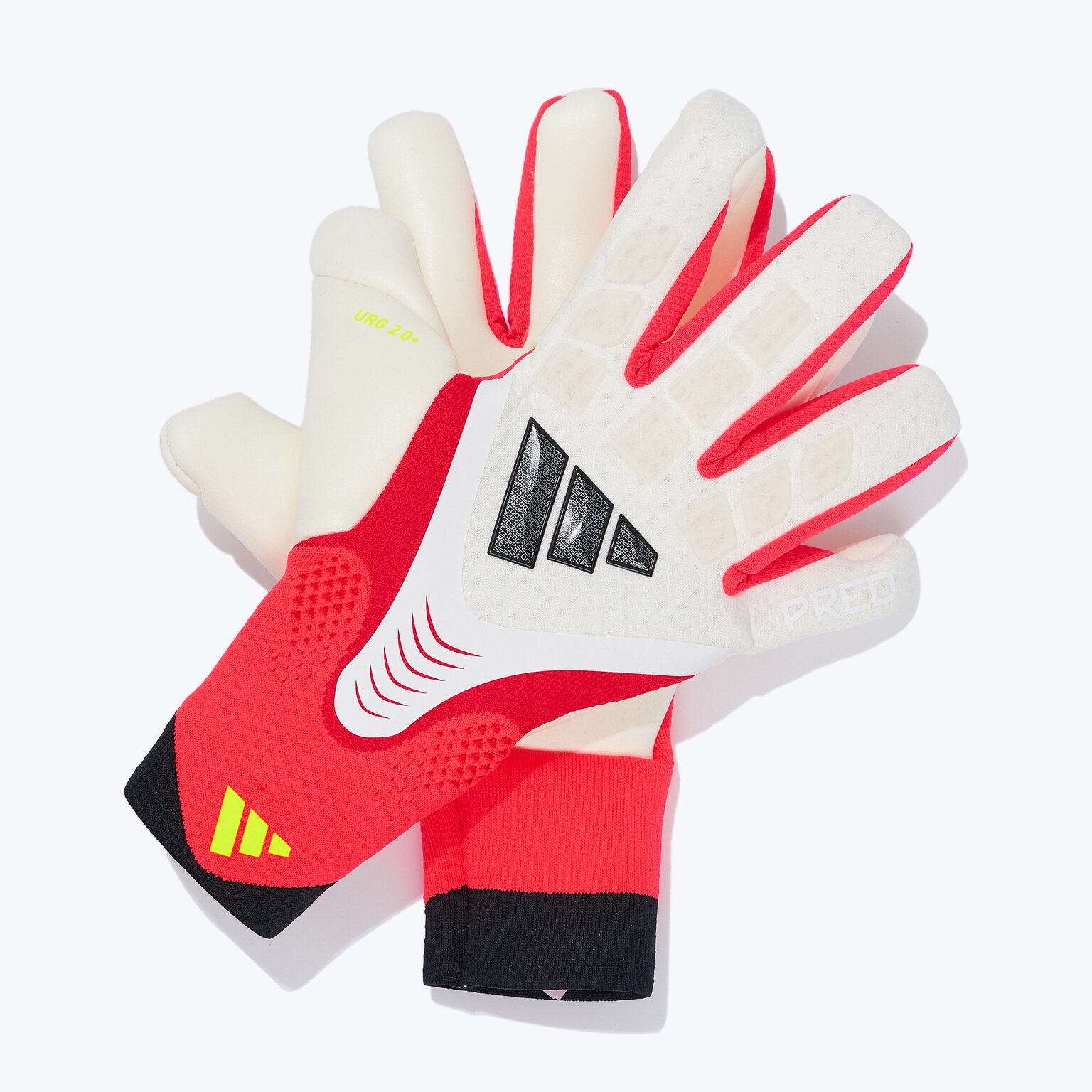 Перчатки вратарские Adidas Predator Pro JY6295, размер 7.5, Белый - Красный