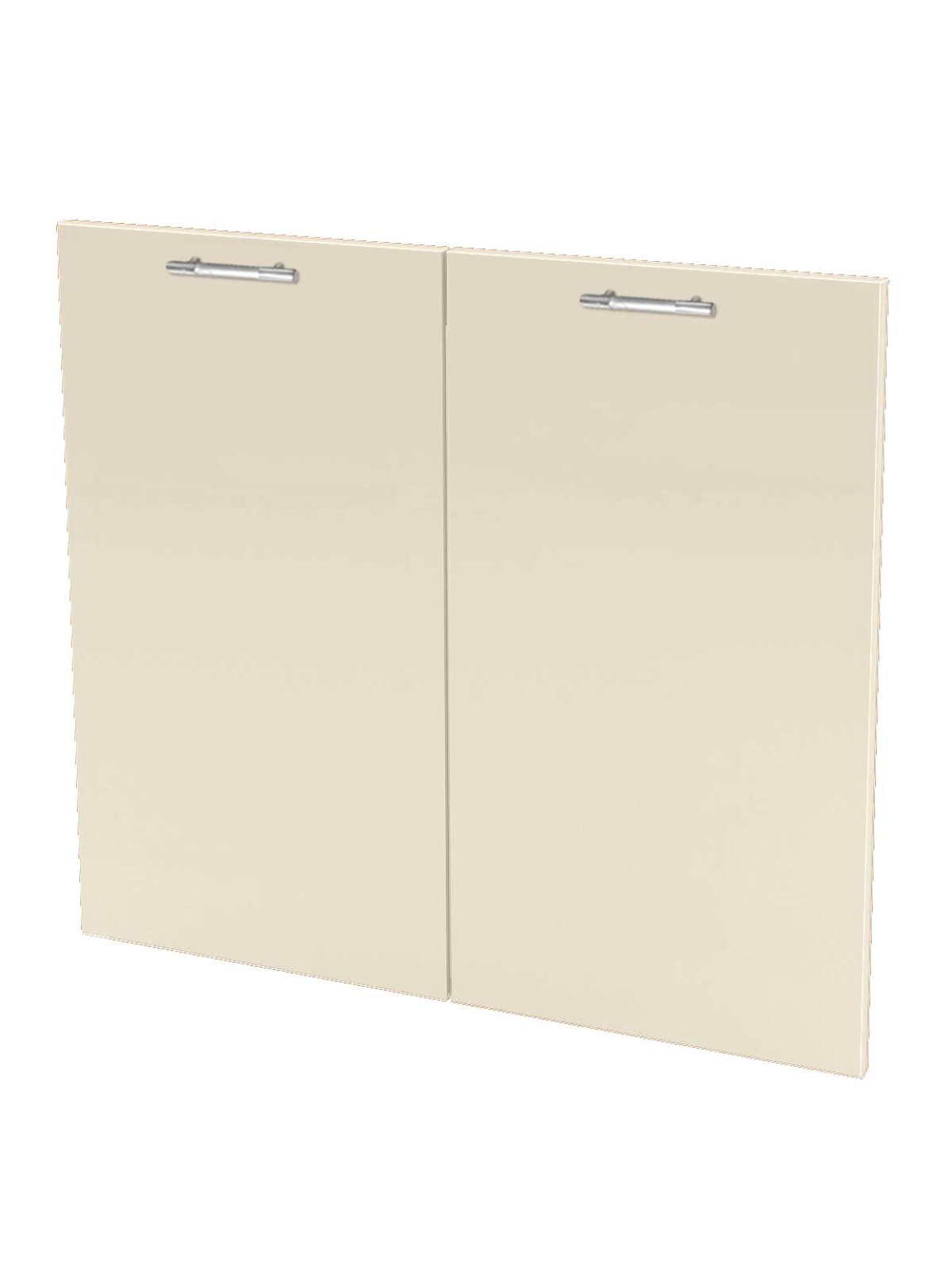 Кухонный фасад Ф-50 ваниль глянец (Сахара) Huge Mebel. Ширина 792 Высота 712. Кухонные фасады