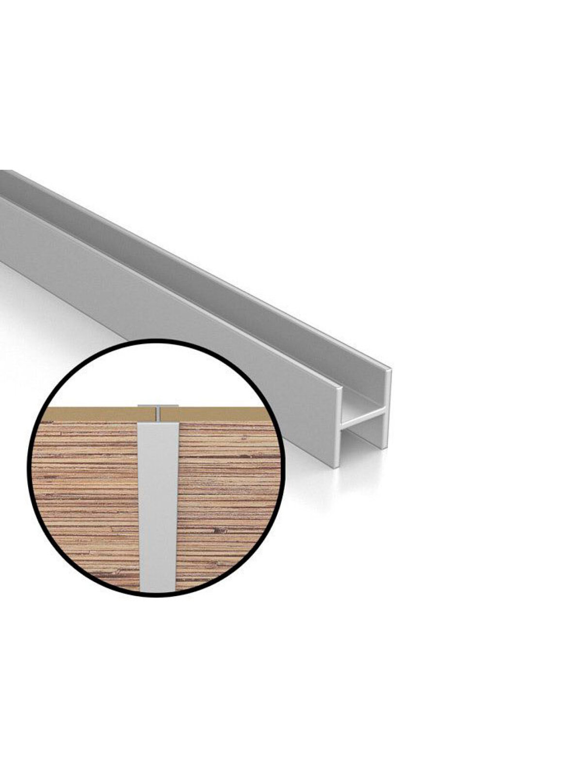 Планка соединительная 4мм к стеновой панели Huge Mebel. Ширина 900. Кухонные фартуки