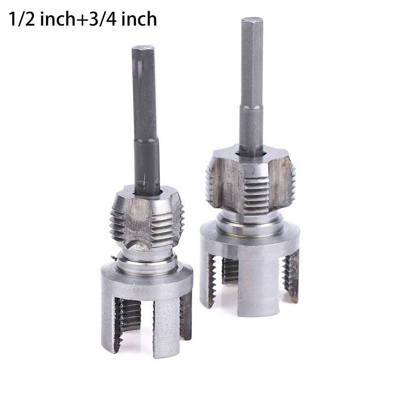 Набор резьбонарезчиков для труб YOWEI 1/2 inch+3/4 inch, Цвет: C