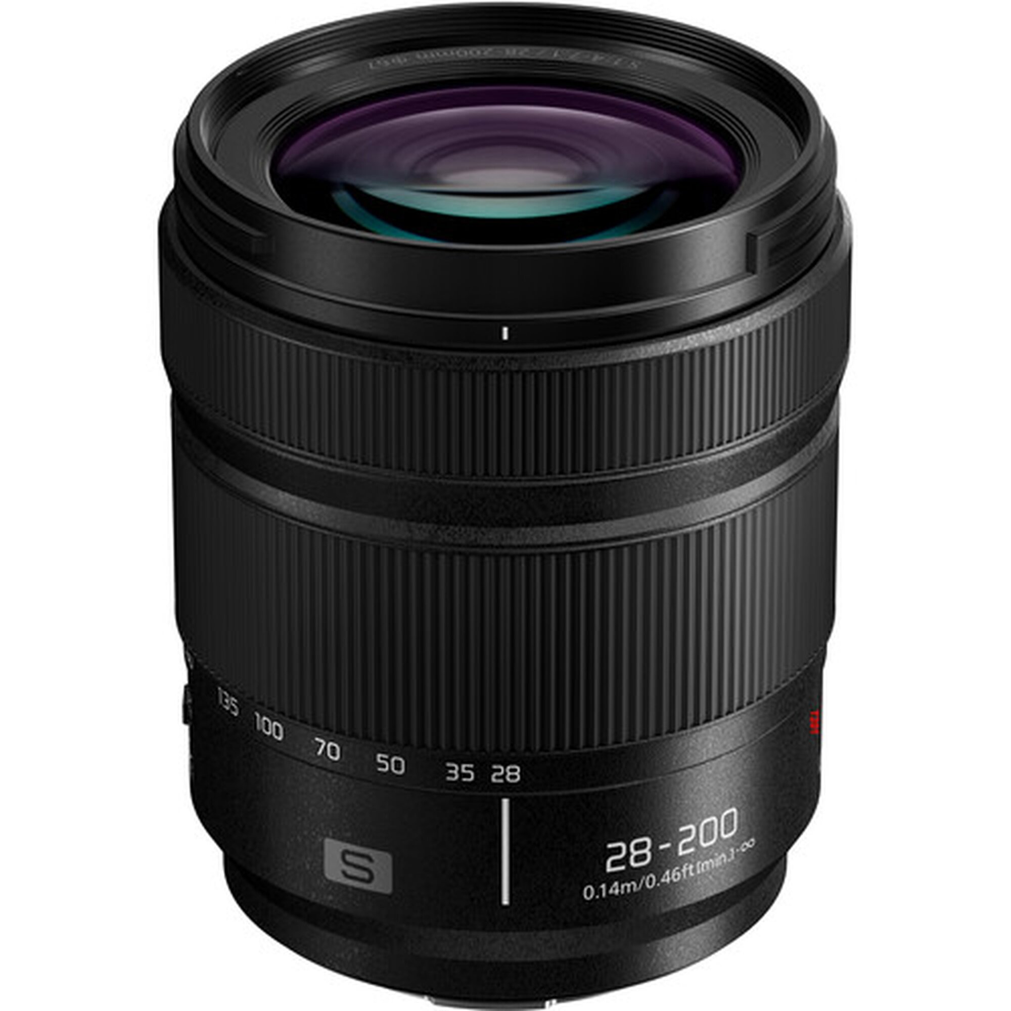 Объектив Panasonic Lumix S, 28-200мм, f/4-7.1, автофокус, макро, OIS, белый
