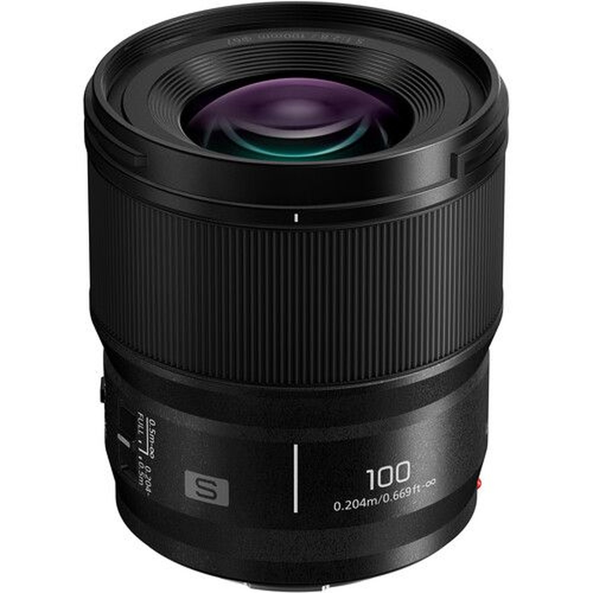 Объектив Panasonic Lumix S, 100мм, f/2.8, автофокус, макро, L-Mount, черный