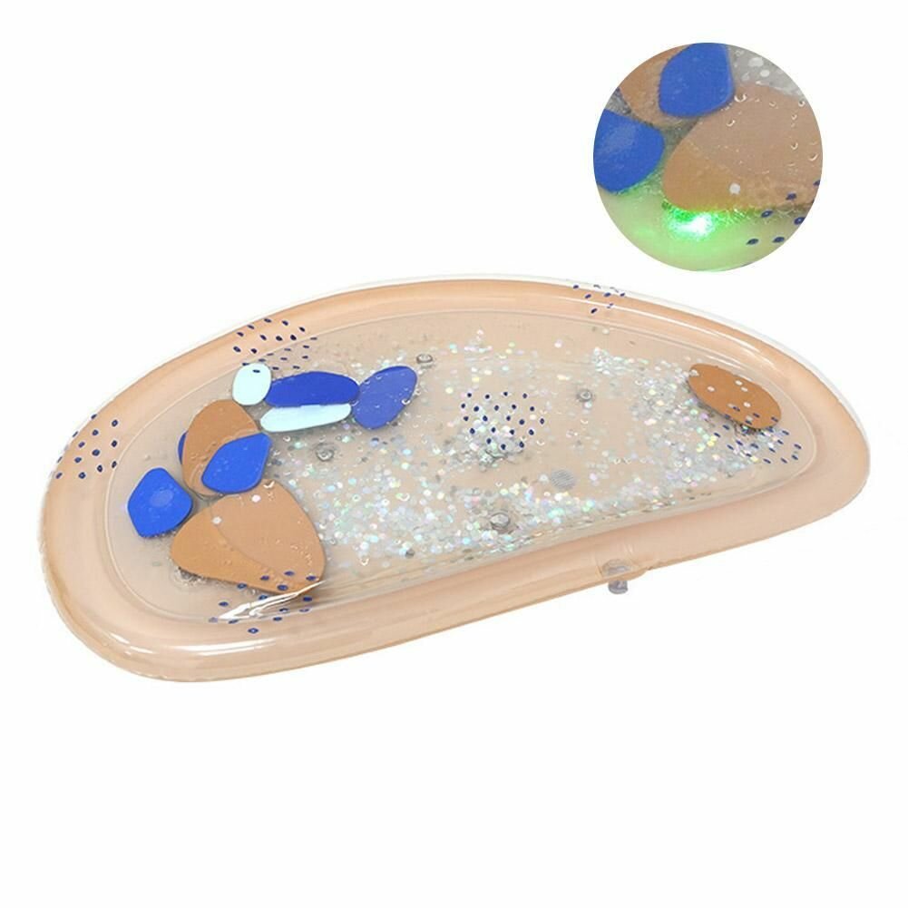 Акваковрик детский, водный коврик развивающий для малышей 75х45