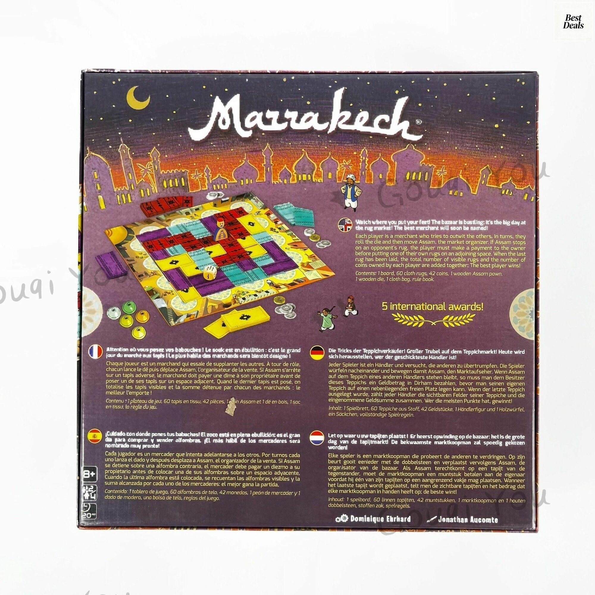 Настольная игра Марракеш это экономическая стратегическая для 2 4 игроков, длительностью 120 минут