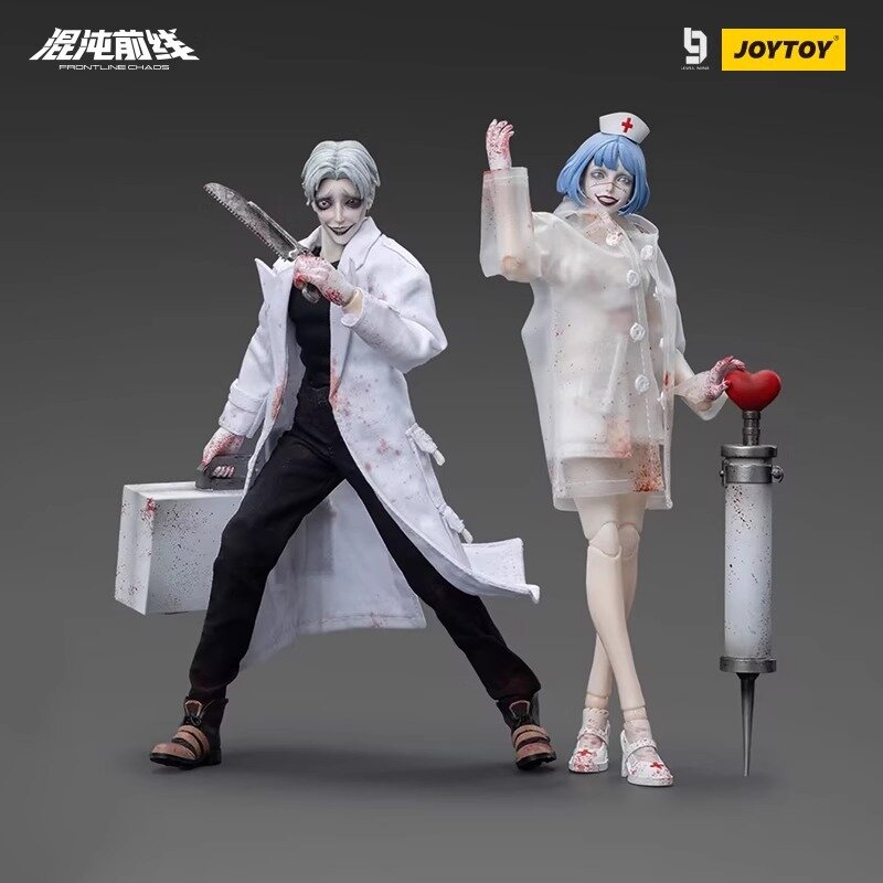Серия LEVEL9 Chaos Frontline Dark Doctor & Crazy Nurse 1:12, подвижные фигурки, модные игрушечные солдатики
