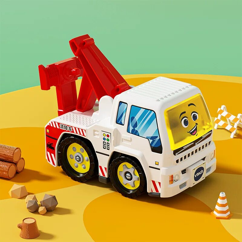 Игровой набор Vtech Тягач для детей 1-3 лет, инженерный набор для строительства, детская игрушка