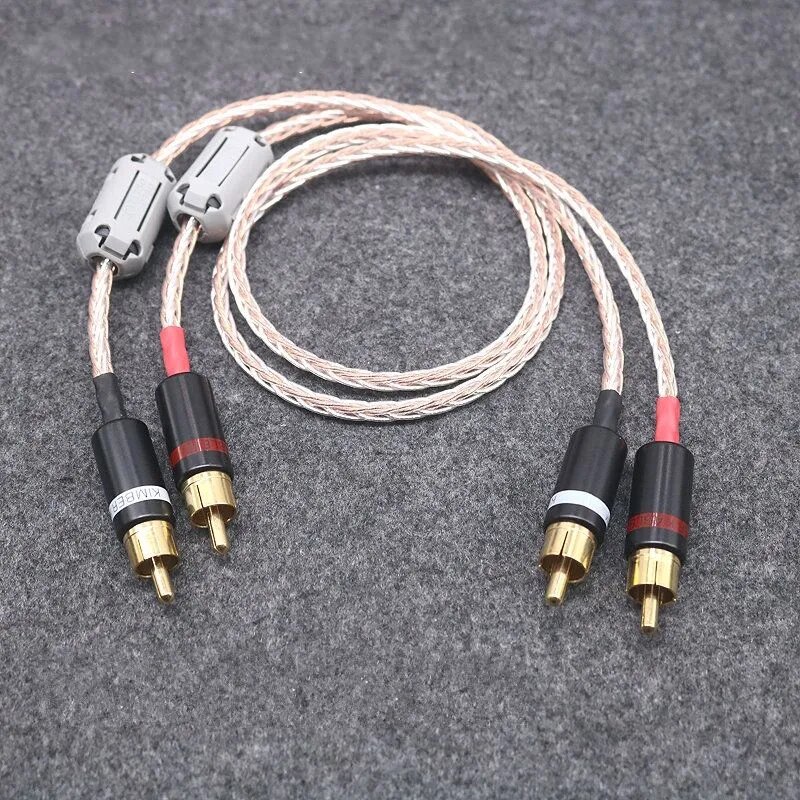 KIMBER KABLE Аудиокабель RCA/RCA, 1 м, коричневый