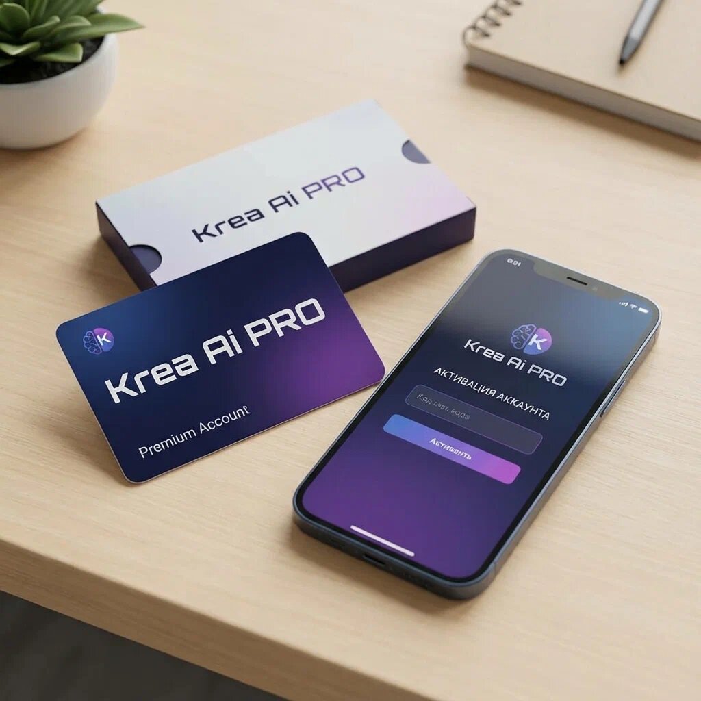 Krea Ai PRO, аккаунт с подпиской на 1 месяц. базовый набор нейросети