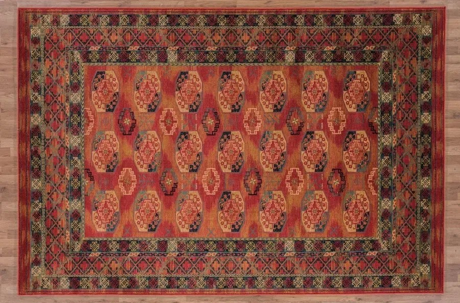 Натуральный ковёр Floare-Carpet на пол в гостиную, спальню, детскую, шерстяной, 1,60 х 2,30 м, высота ворса 8 мм