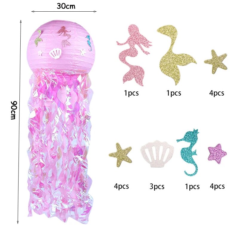 Русалочка, товары для вечеринки, океанская Русалочка, сувениры для дня рождения, комплект посуды, свадебный декор, украшение для вечеринки в честь дня рождения для первого девочки