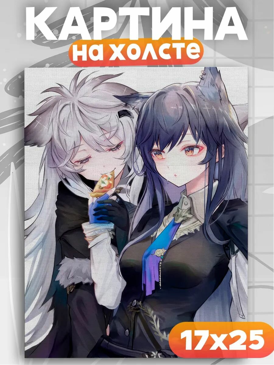 Картина на стену Arknights Endfield, на подрамнике, 1шт, 25х17 размер.
