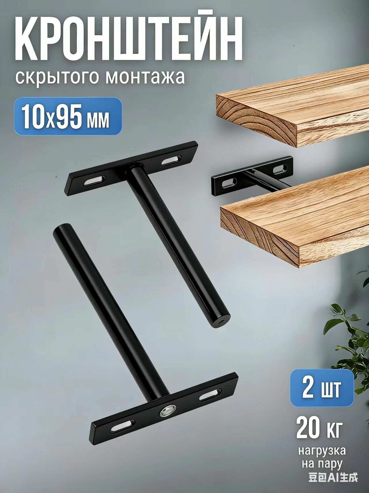 Fairs Fair Держатель для полки,20кг,2шт