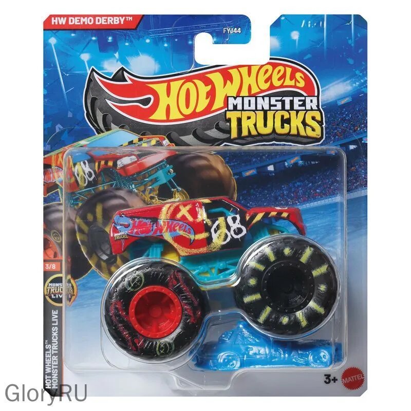 Грузовик-монстр Hot Wheels HW Demo Derby игрушка машинка для мальчиков коллекция Monster Trucks