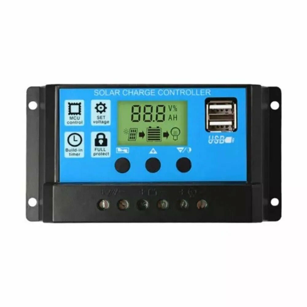 12V/24V Mit USB 30A Solar Laderegler для Контроллера Панели Солнечных батарей PWM