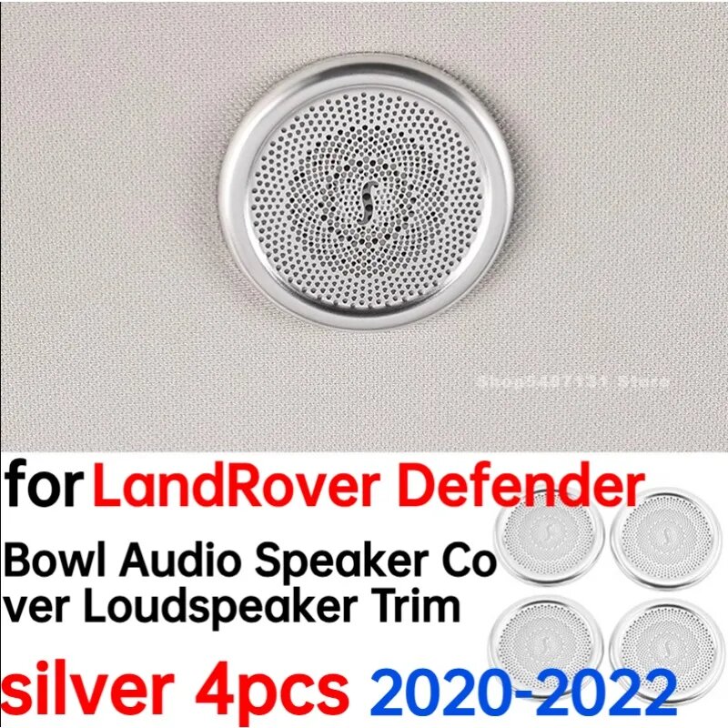 Накладка динамика Land Rover Defender 2020-2022 silver 4шт